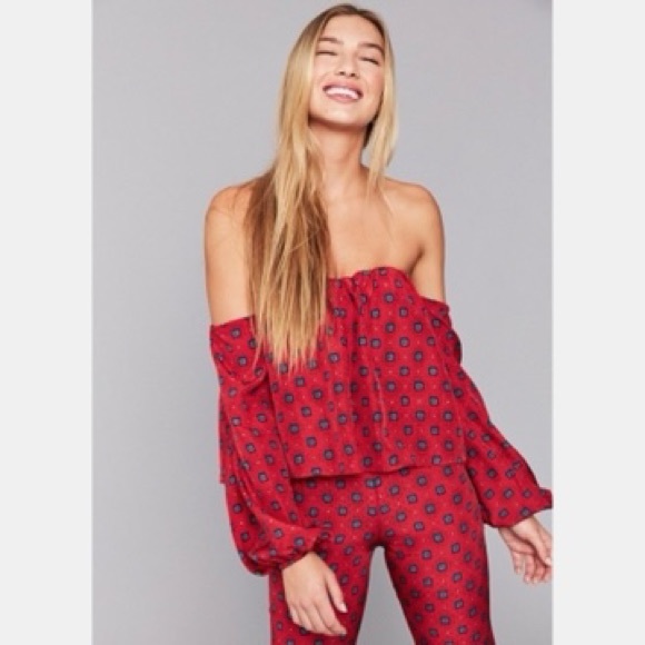 Stone Cold Fox | Tops | Stone Cold Fox Anita Off Shoulder Top | Poshmark